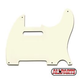 Allparts Tele Pickguard - Parchment 1 Ply