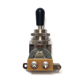 Short Straight Toggle Switch - Chrome